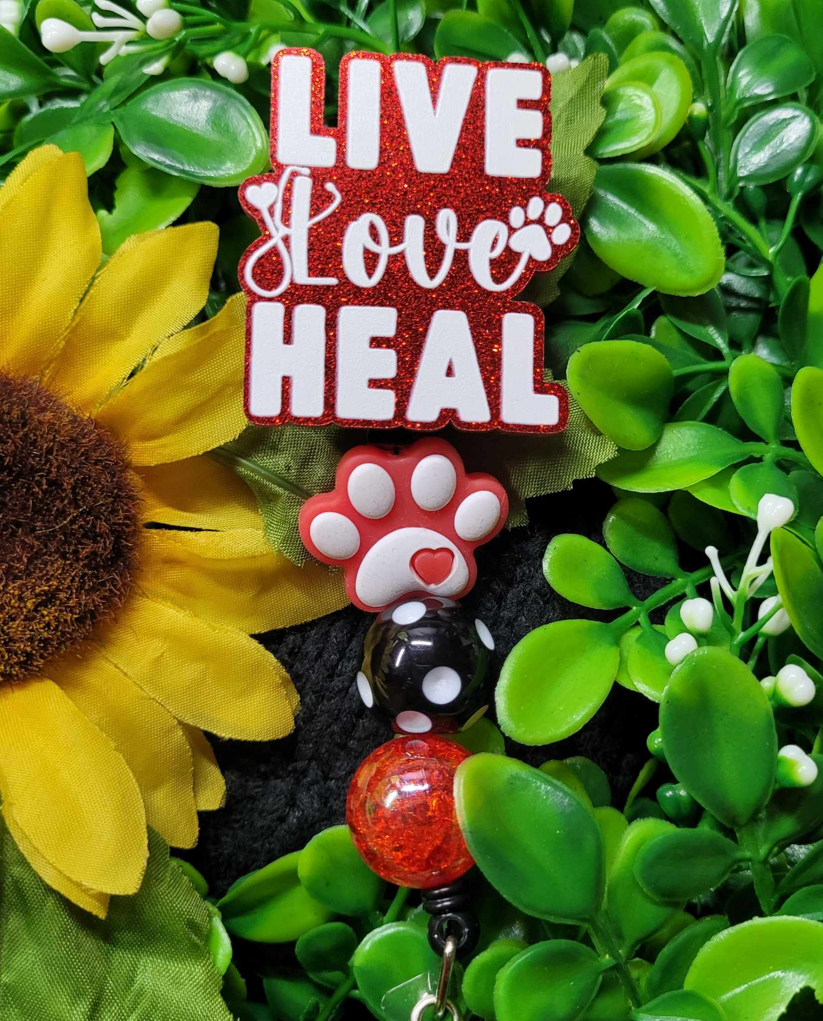 Badge Reel – April's Beaded & Clay Creations